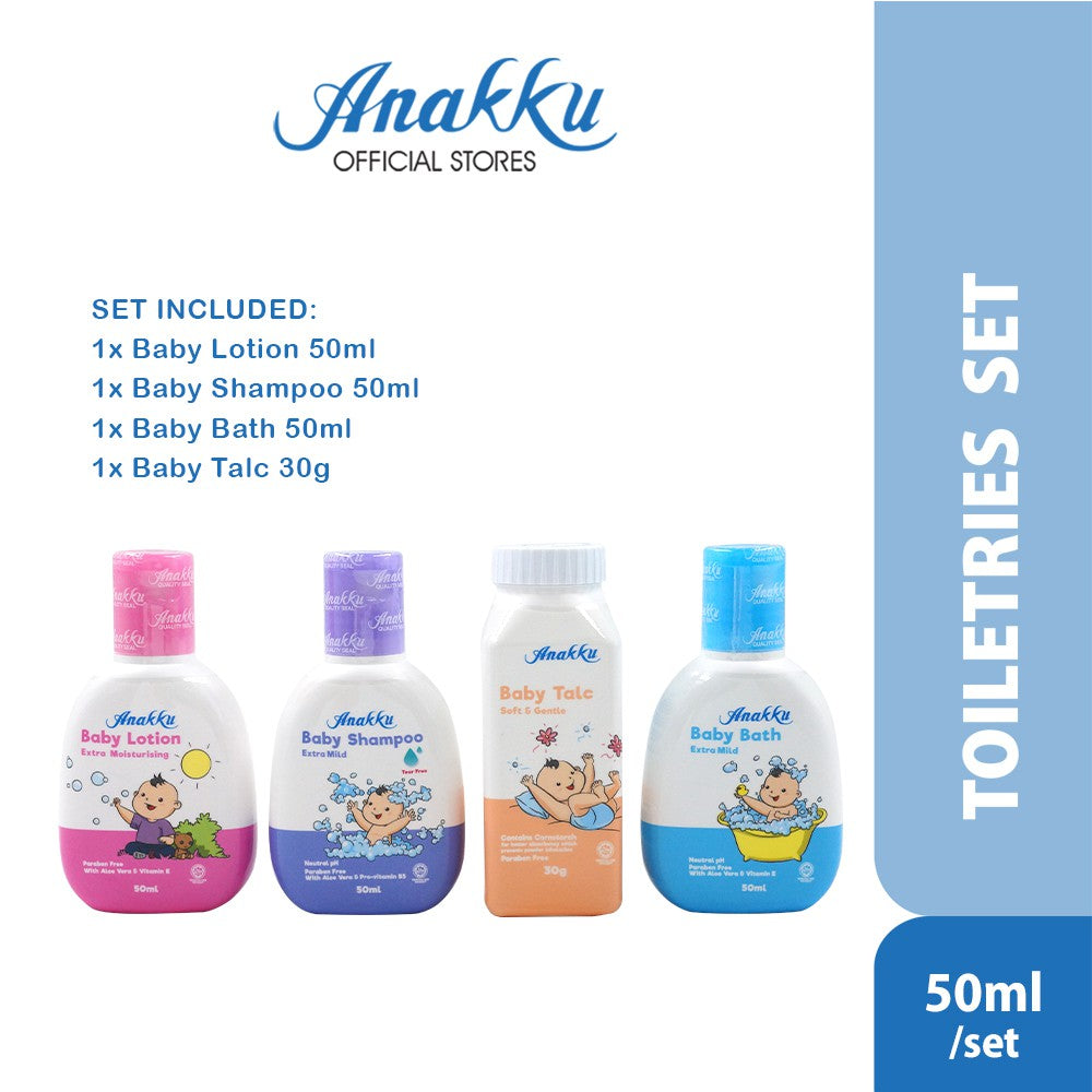 Anakku Toiletries Set | Mandian Bayi 50ml TS50 – Anakku Malaysia